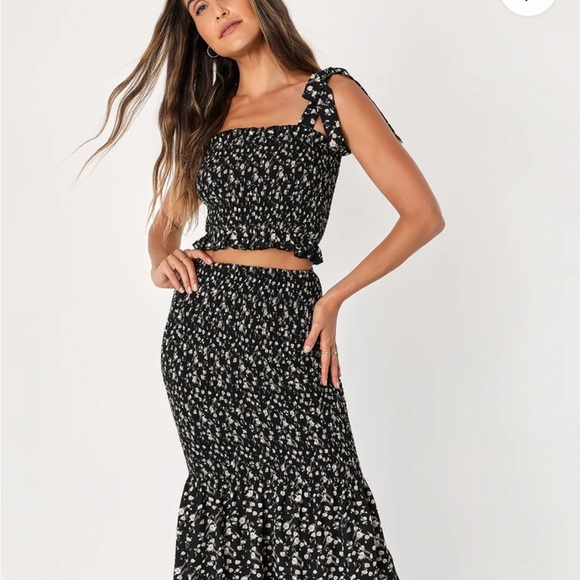 Lulus | Dresses | 2 Piece Midi Skirt With Top | Poshmark